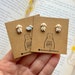 Miniature House Elf Stud Earrings - Magical Creature Polymer Clay Studs ...