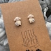 Miniature House Elf Stud Earrings - Magical Creature Polymer Clay Studs ...