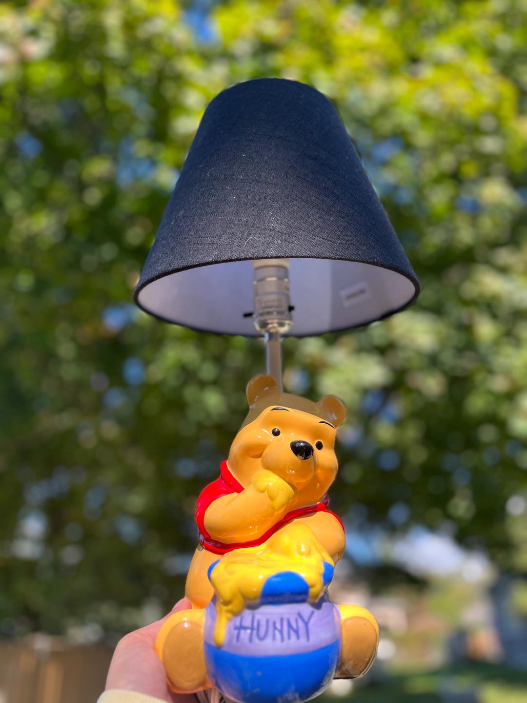 Winnie the Pooh Lamp With Shade - Etsy