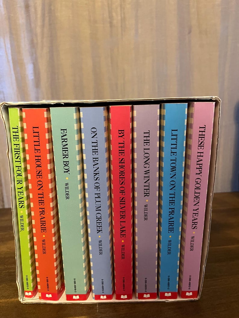 LAURA INGALLS WILDER 1994 Little House on the Prairie Box Set 9 Books ...