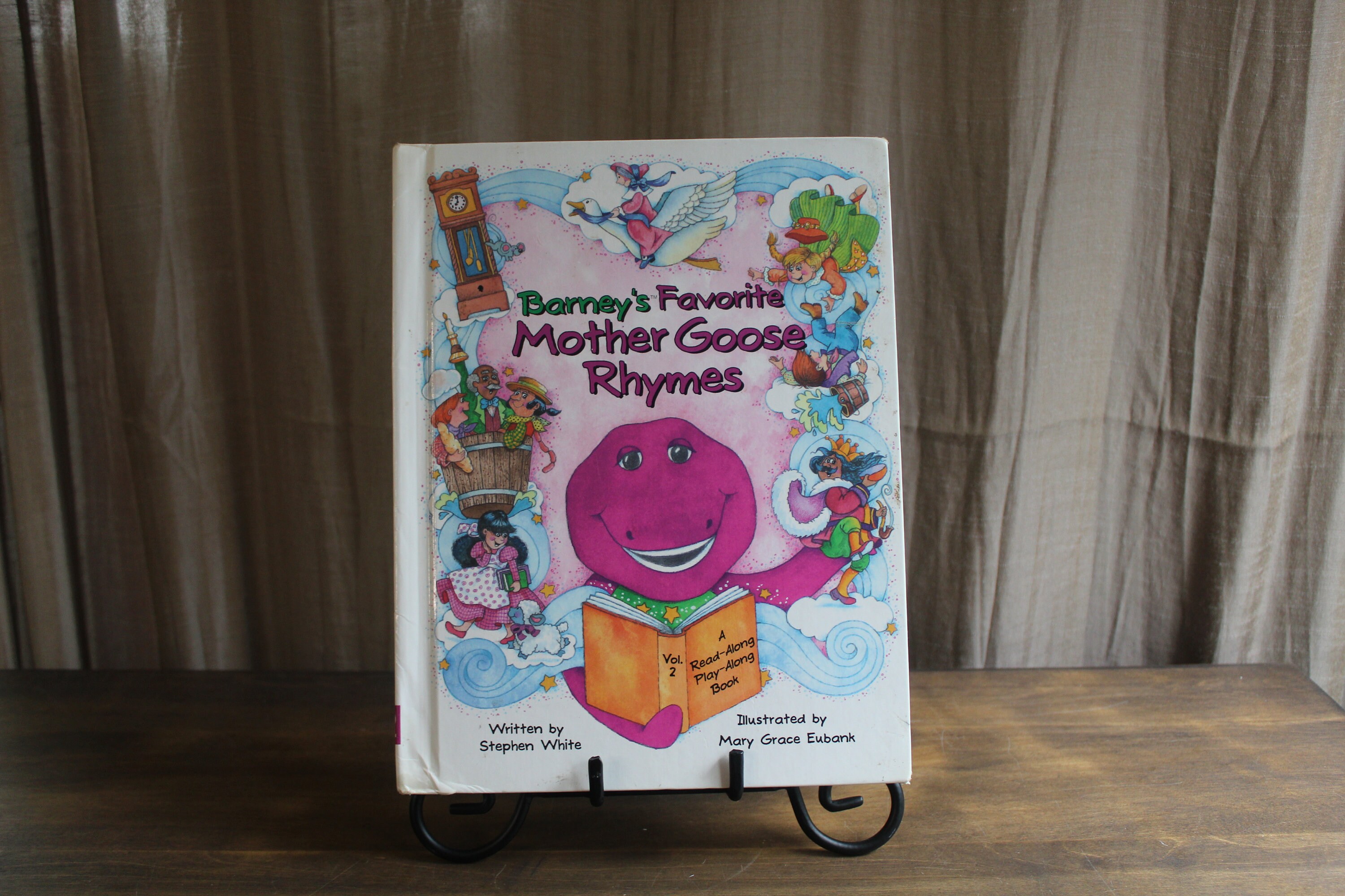 Barney's Favorite Mother Goose Rhymes, A Read-along Play-along Book ...