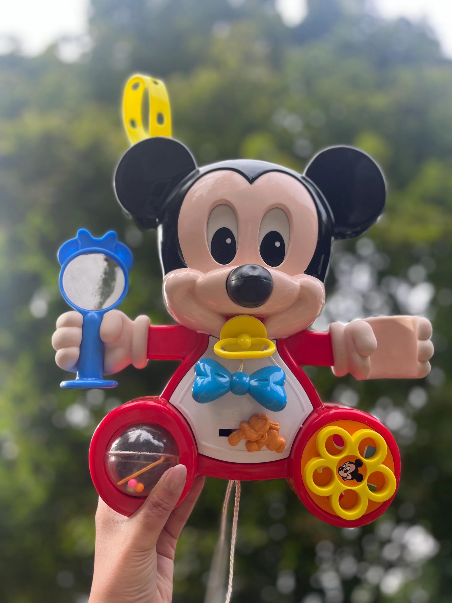 Vintage Mickey Mouse Busy Box Hang up Crib Toy 1984 - Etsy