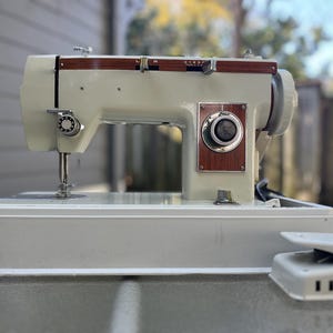 Vintage Sewing Machine, Sewing Machine in Box, Sewing Machine With ...