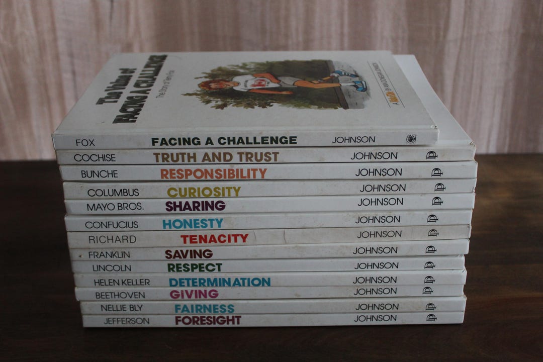 Valuetale Book Set by Ann Donegan Johnson, Vintage Children's Books - Etsy