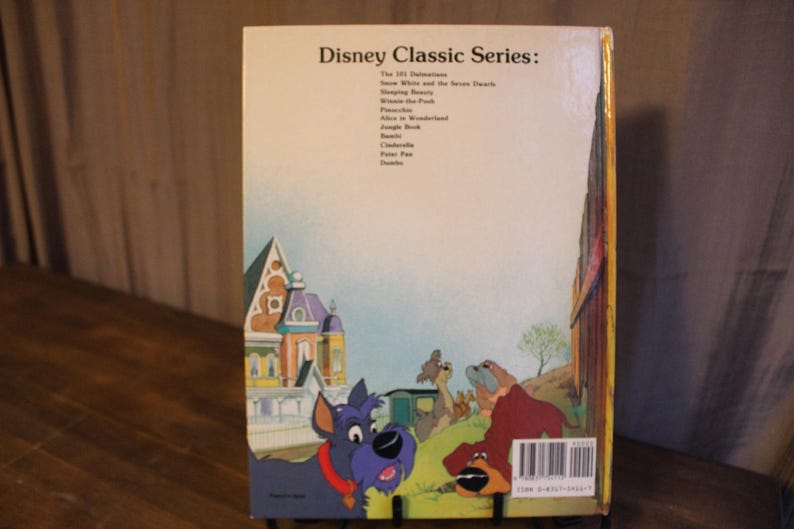 Lady and the Tramp, Twin Books, Vintage Childrens Book - Etsy