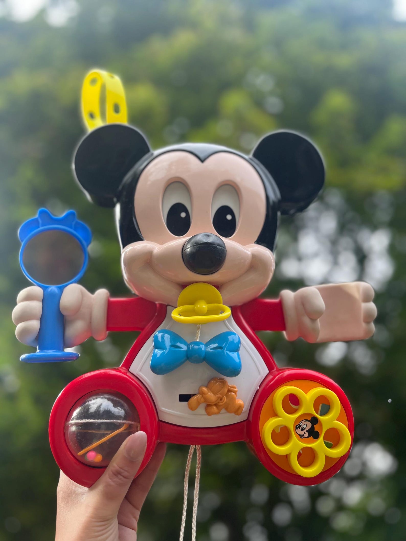 Vintage Mickey Mouse Busy Box Hang up Crib Toy 1984 - Etsy