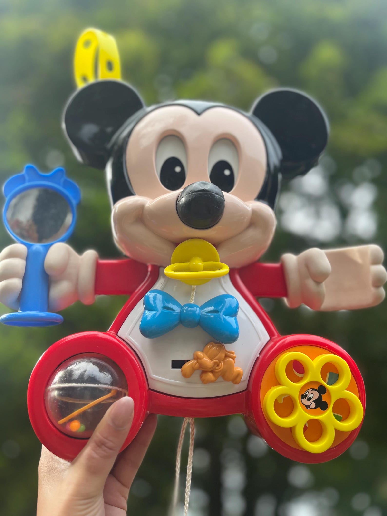 Vintage Mickey Mouse Busy Box Hang up Crib Toy 1984 - Etsy