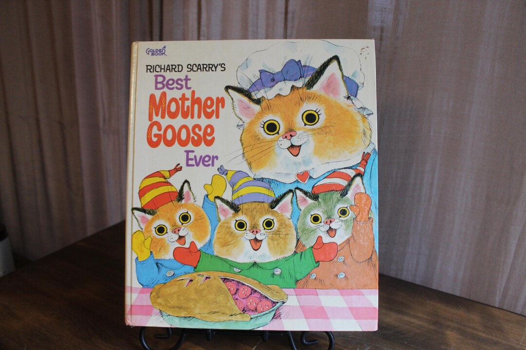 1970 Richard Scarry's Best Mother Goose Ever - Etsy