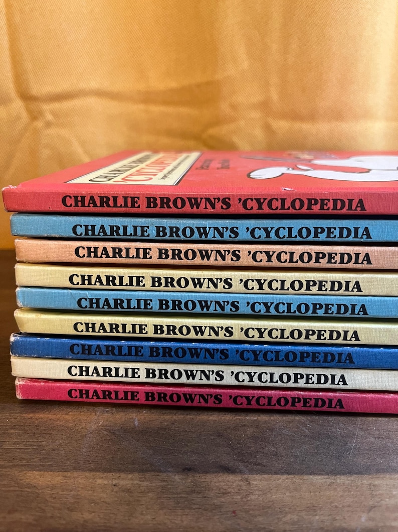 Vintage Charlie Brown 'cyclopedia 1980s Charlie Brown Encyclopedia ...