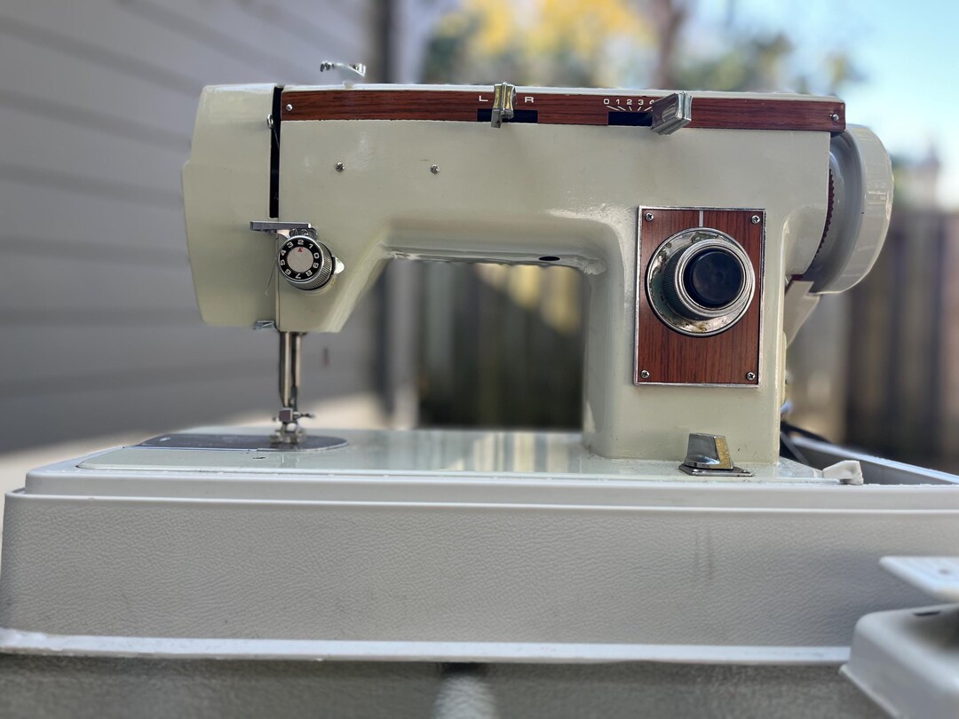 Vintage Sewing Machine, Sewing Machine in Box, Sewing Machine With ...