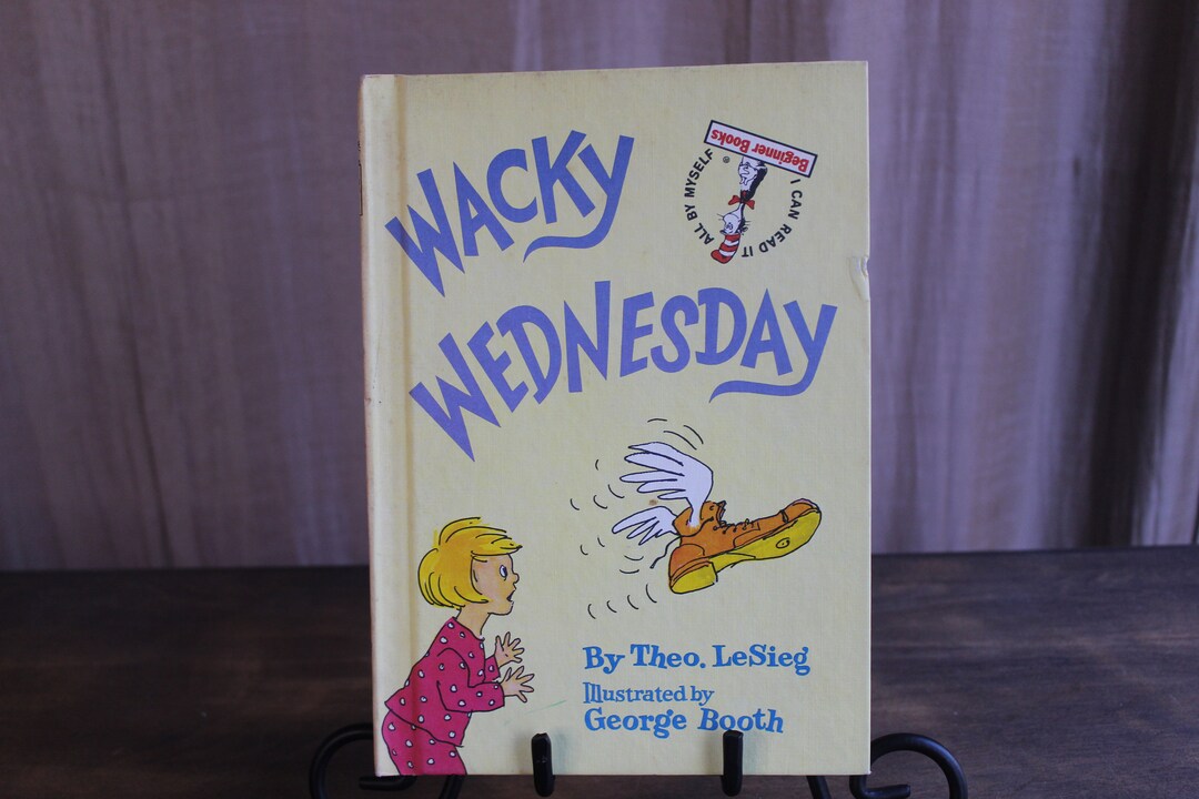 1974 Wacky Wednesday Theo Lesieg George Booth Dr. Seuss I Can Read All ...