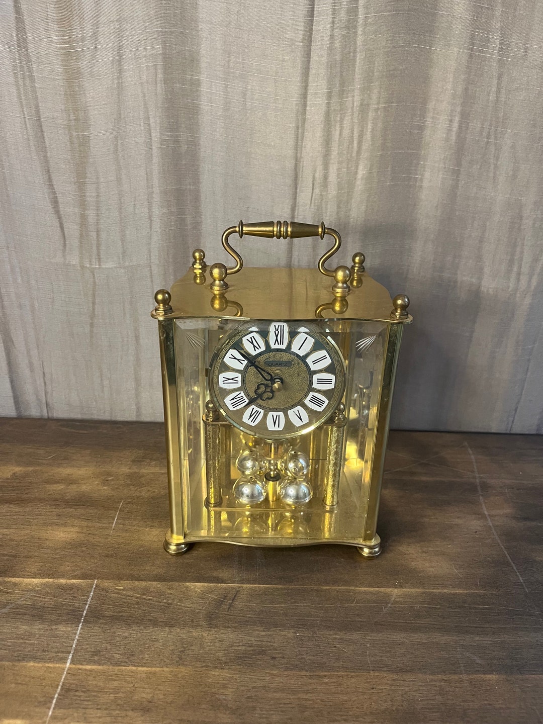 Hamilton Desk Clock, Clock for Office Desk, Vintage Battery Operate ...