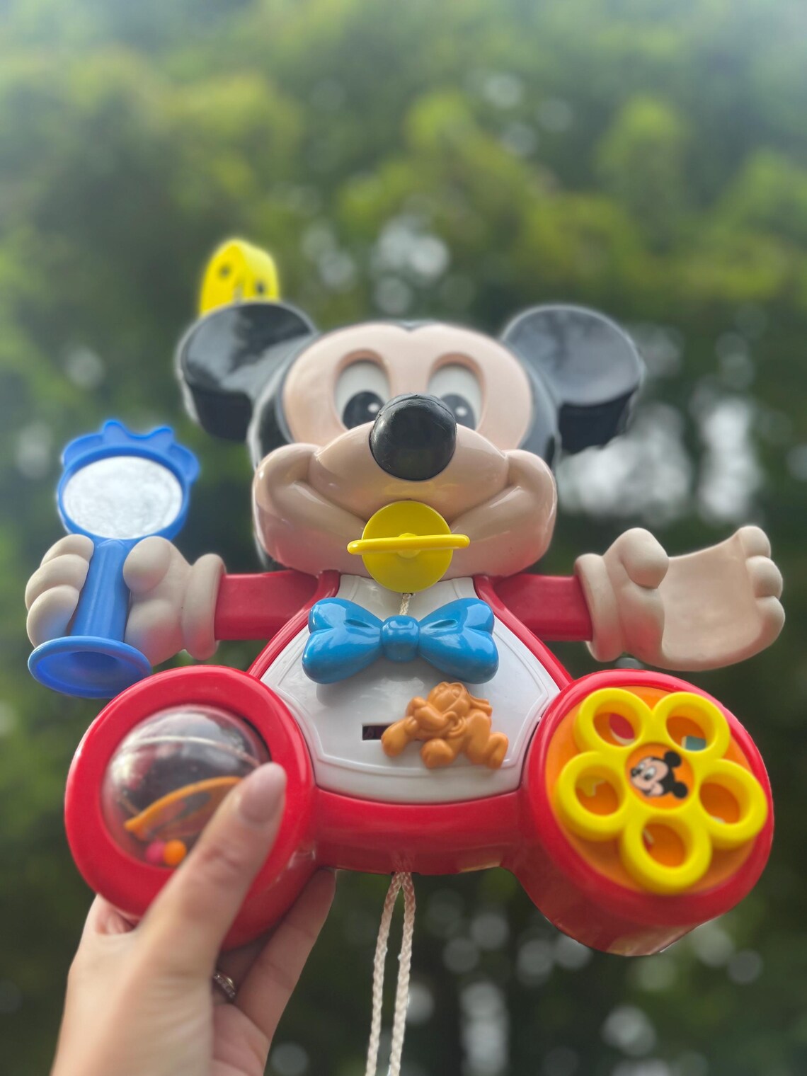 Vintage Mickey Mouse Busy Box Hang up Crib Toy 1984 - Etsy