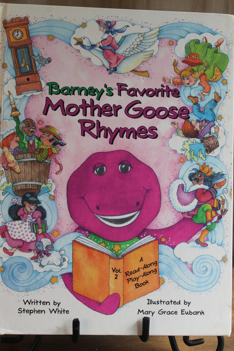 Barney's Favorite Mother Goose Rhymes, A Read-along Play-along Book ...