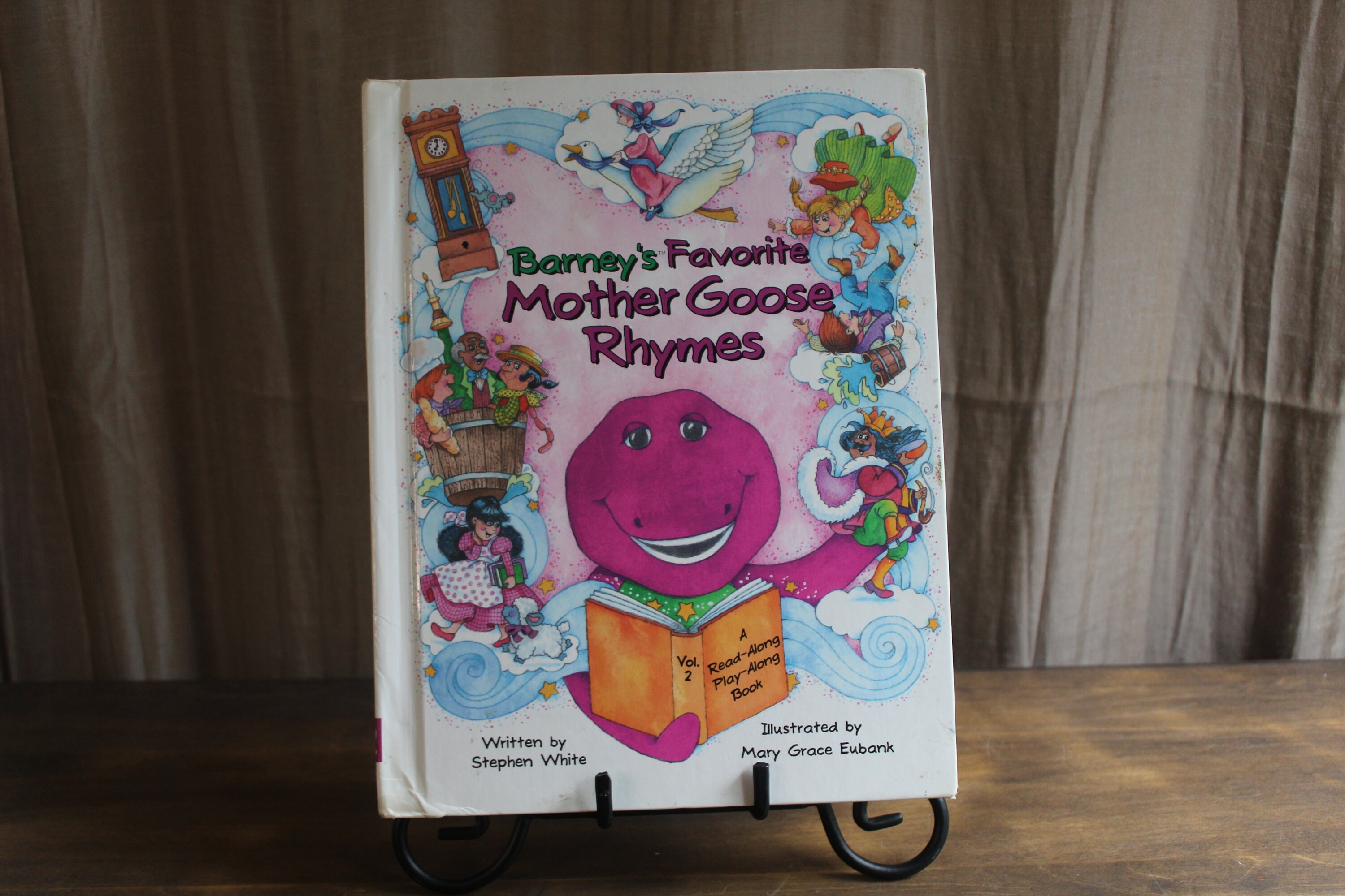 Barney's Favorite Mother Goose Rhymes, A Read-along Play-along Book ...