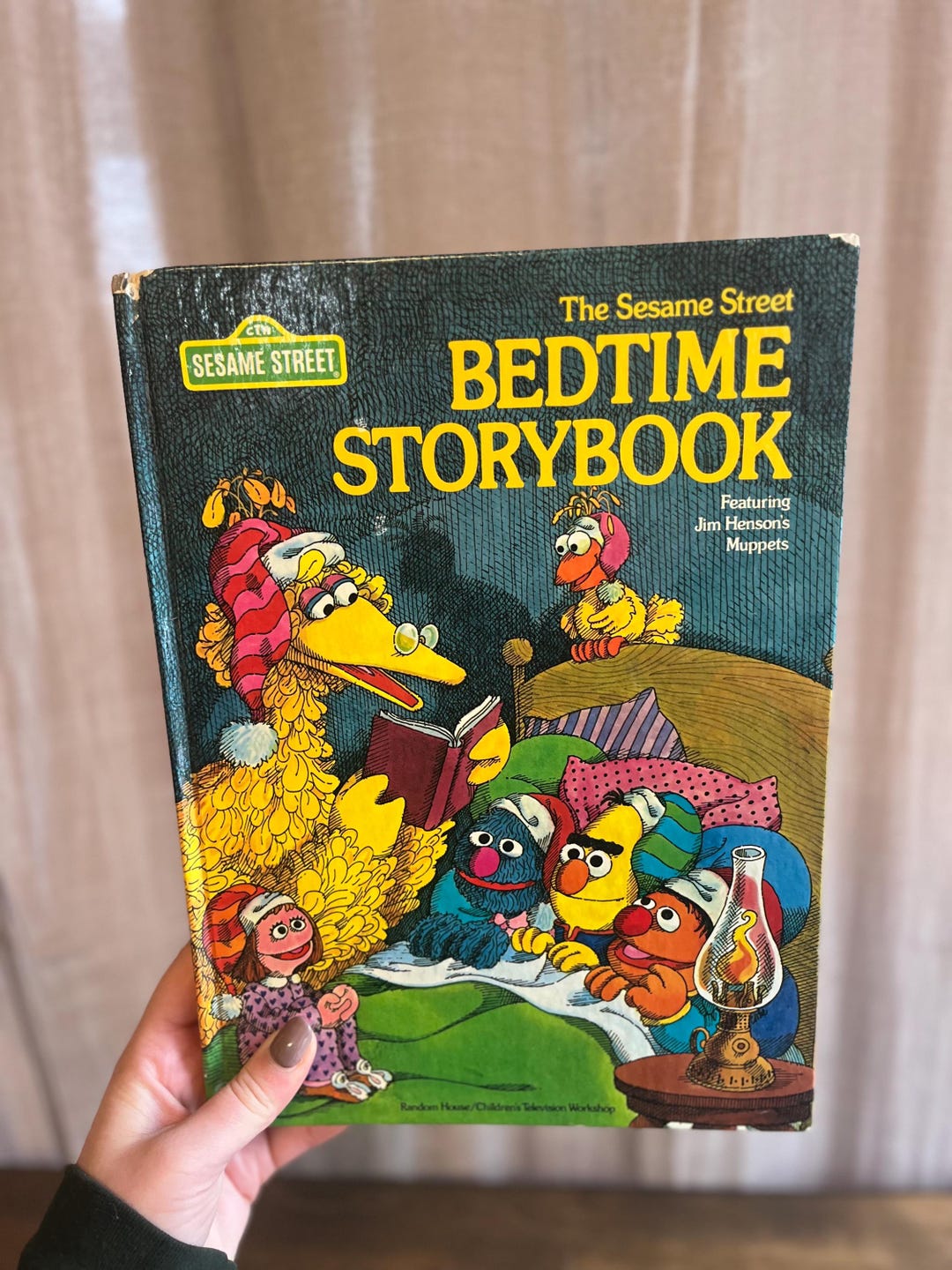 Vintage 1978 the Sesame Street Bedtime Storybook Picture Book Jim ...