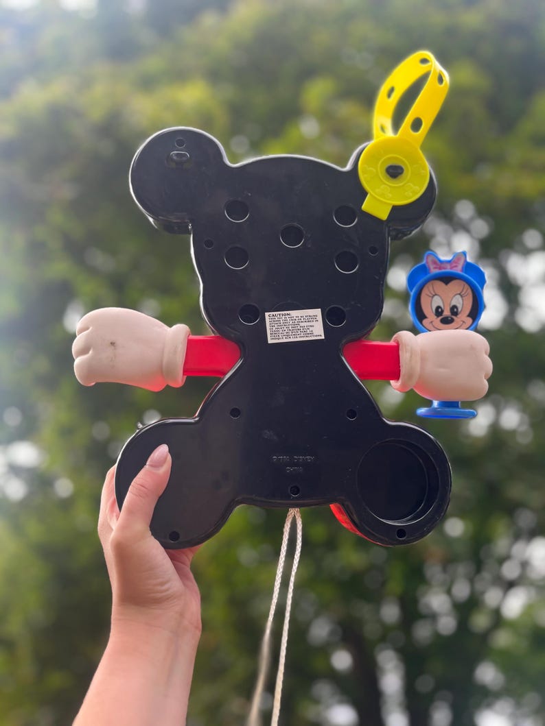 Vintage Mickey Mouse Busy Box Hang up Crib Toy 1984 - Etsy
