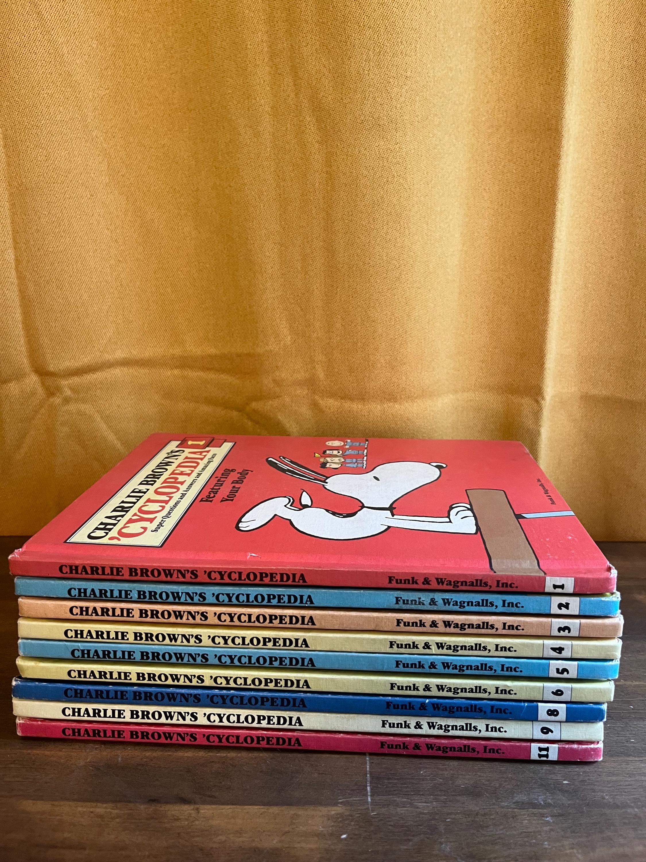 Vintage Charlie Brown 'cyclopedia 1980s Charlie Brown Encyclopedia ...