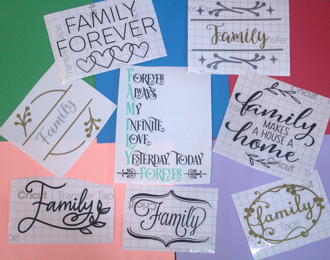 Customizable Family Vinyl Decal - Etsy