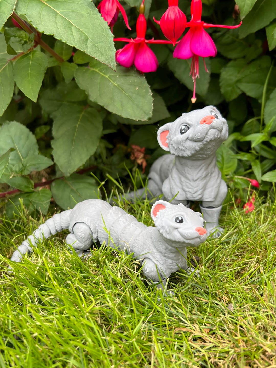 Ferret Articulated Fidget Toy, 3d Printed, Anxiety Fidget, Desk Toy ...