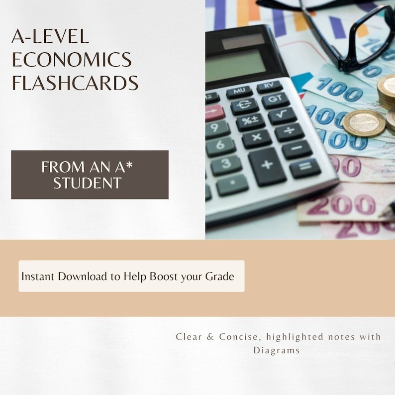 A-level Economics Anki Flashcards From A Student - Etsy