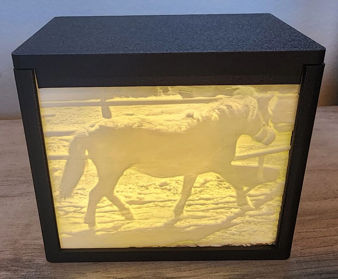 Lithophane Box for 80 Mm Wide X 70 Mm Tall X 3 Mm Thick Lithophanes ...