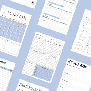 2024 Chemistry Digital Planner | 2024 Digital Planner | Atom Planner ...