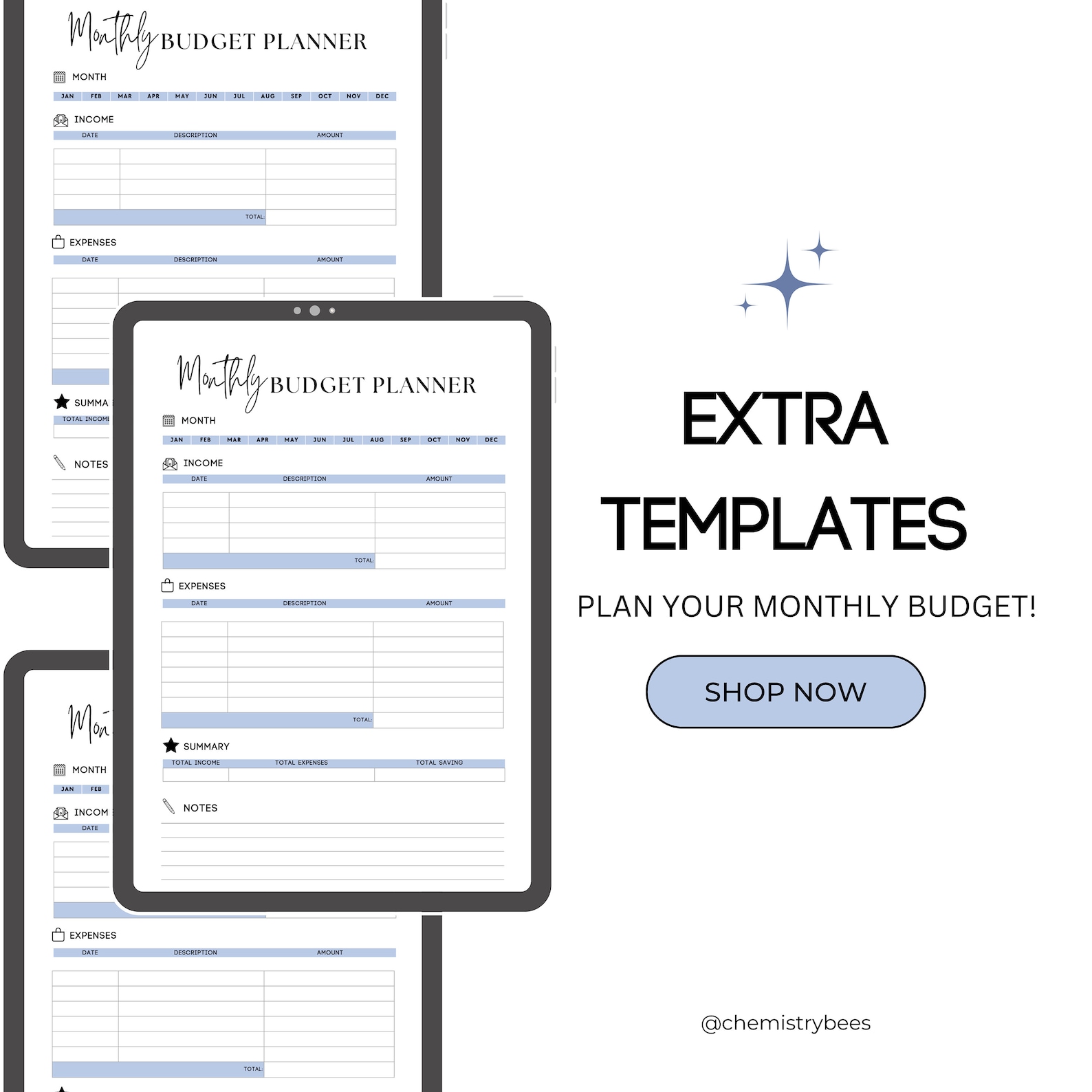 2024 Chemistry Digital Planner 2024 Digital Planner Atom Planner 2024 ...