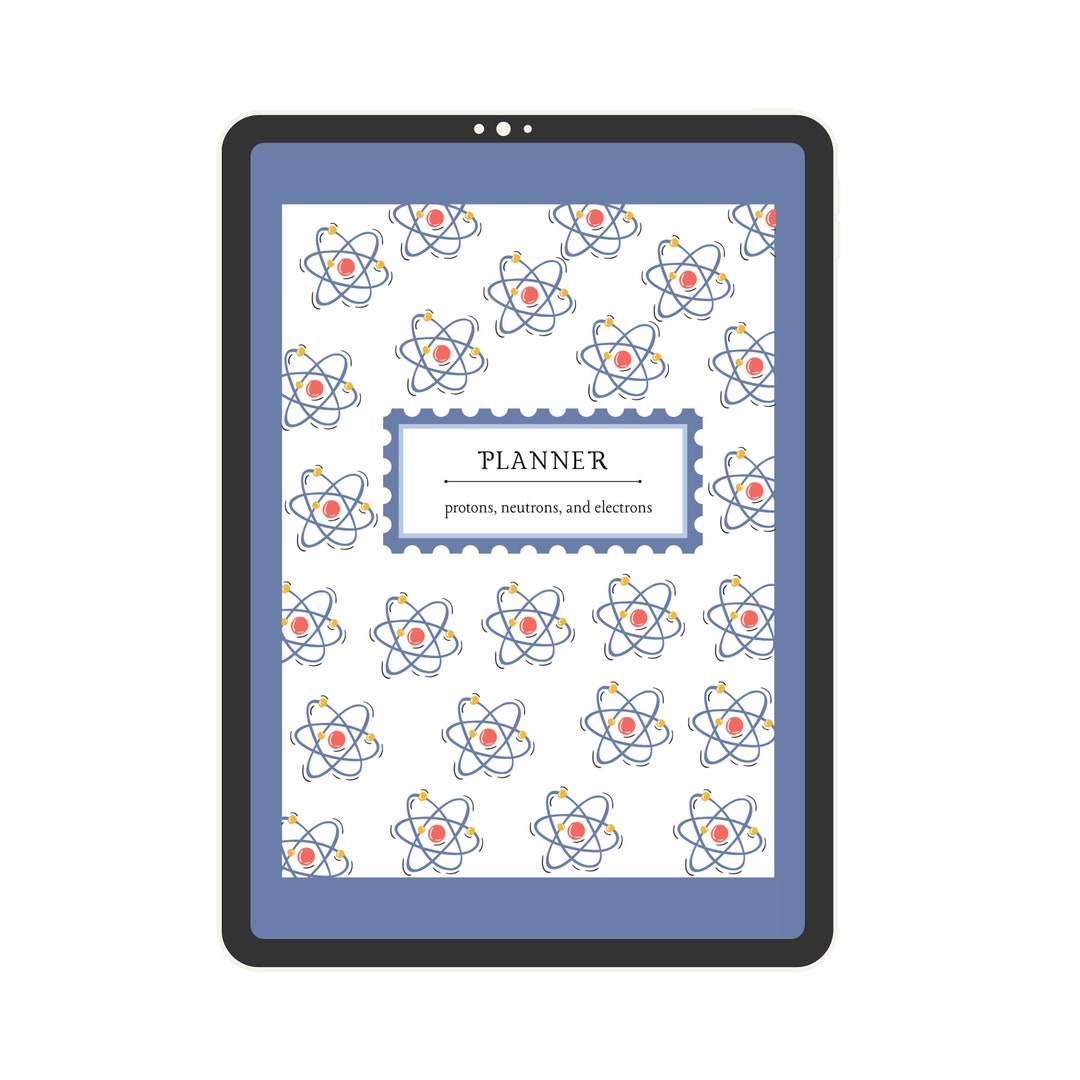 2024 Chemistry Digital Planner | 2024 Digital Planner | Atom Planner ...