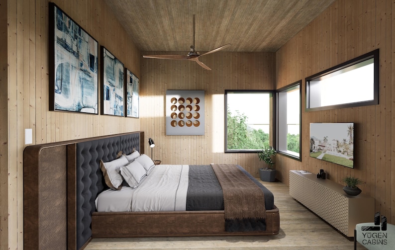 PT Cabin Design Drawings, 1500 Sq. Ft. Lodge Blueprints, PDF Download ...