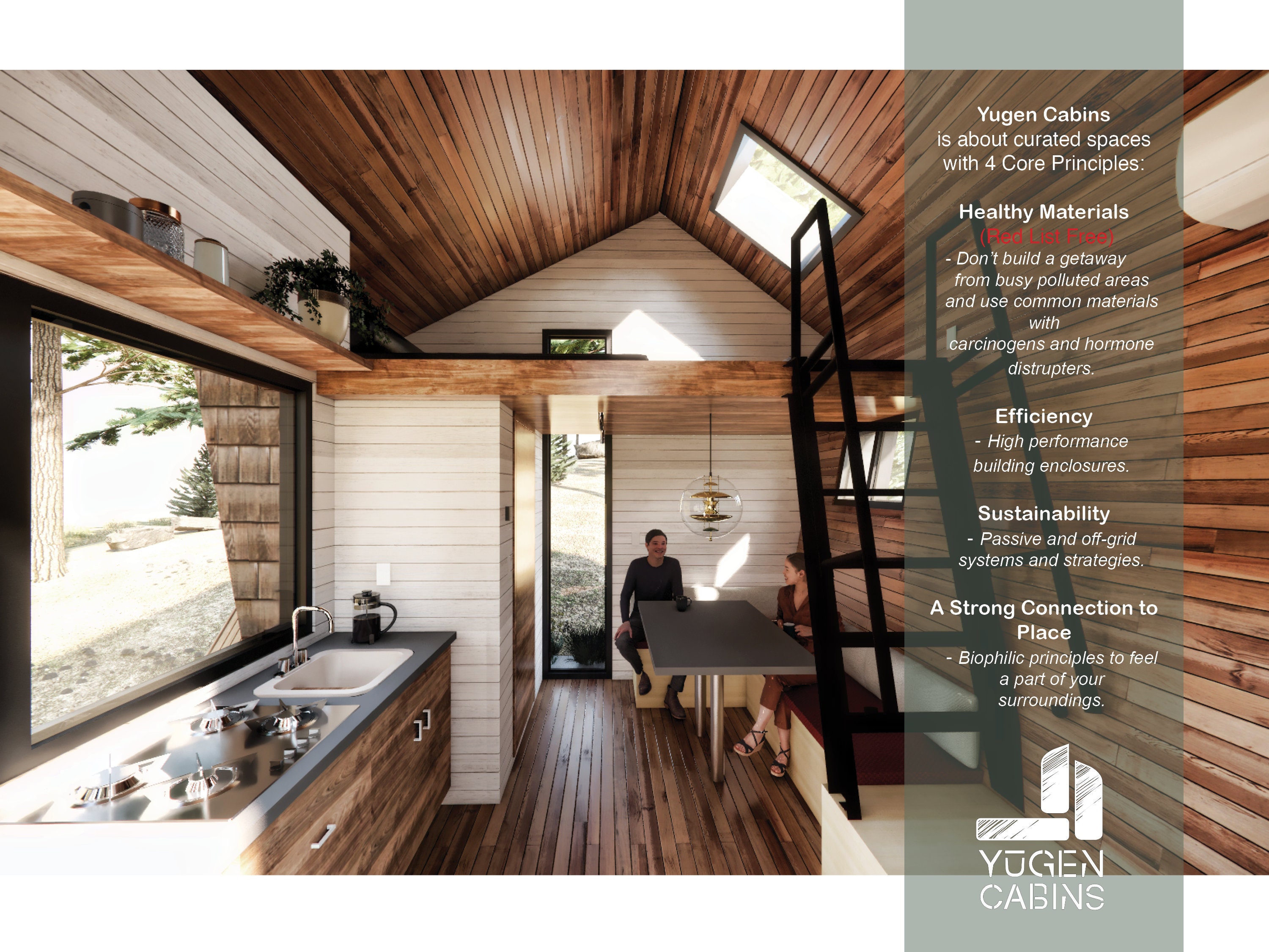 B.ende Cabin Cottage - 10' X 15' Modern Loft Tiny House - Design ...