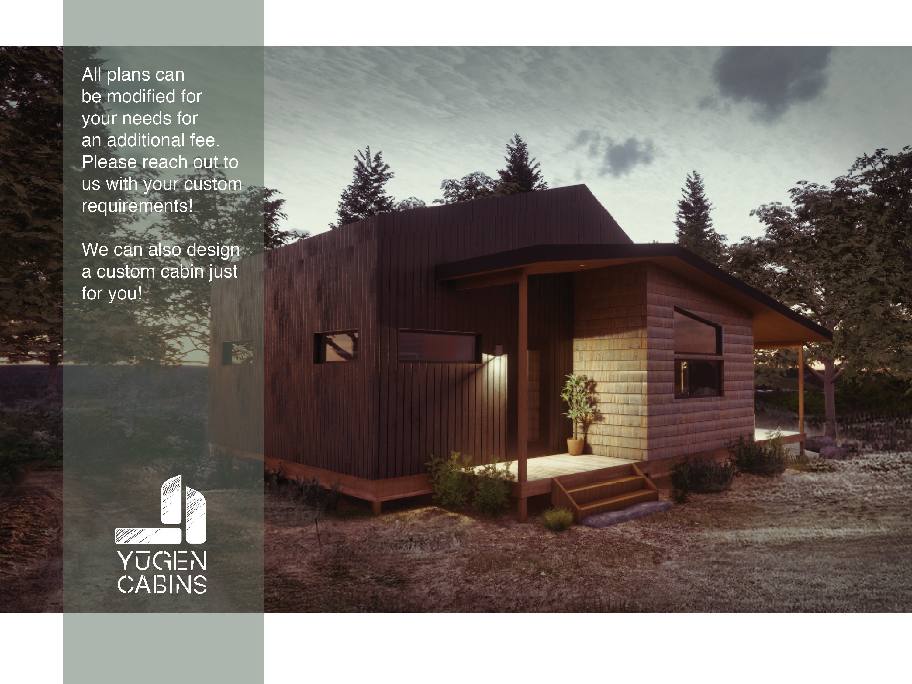 Redshift Cabin 600 Sq. Ft. Cabin Wtih Bunk Loft Design Drawings Plan ...