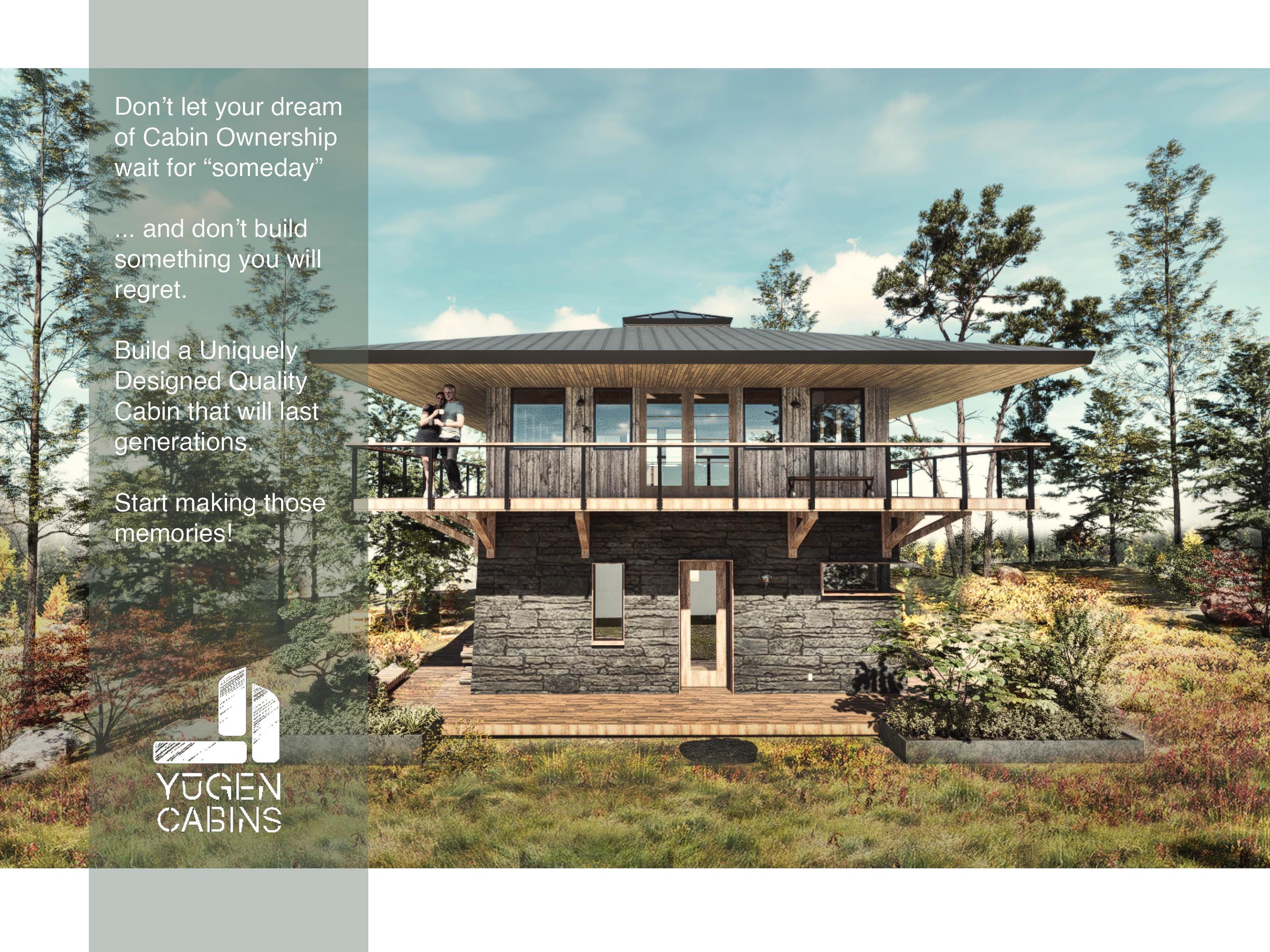 Smokey's 2.0 25' X 25' Lookout Cabin House Plans: Architectural Design ...