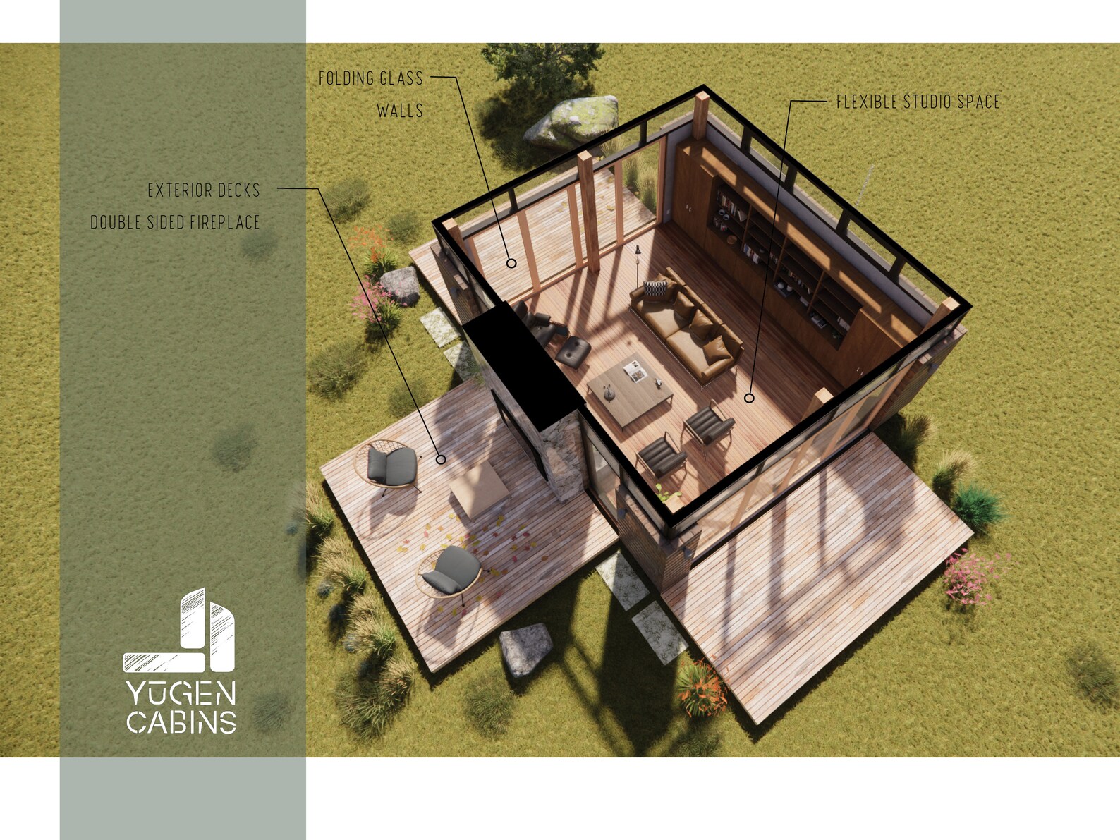 Yugen Studio Cabin - Small Cottage Workshop - Flexible Use ADU Building ...