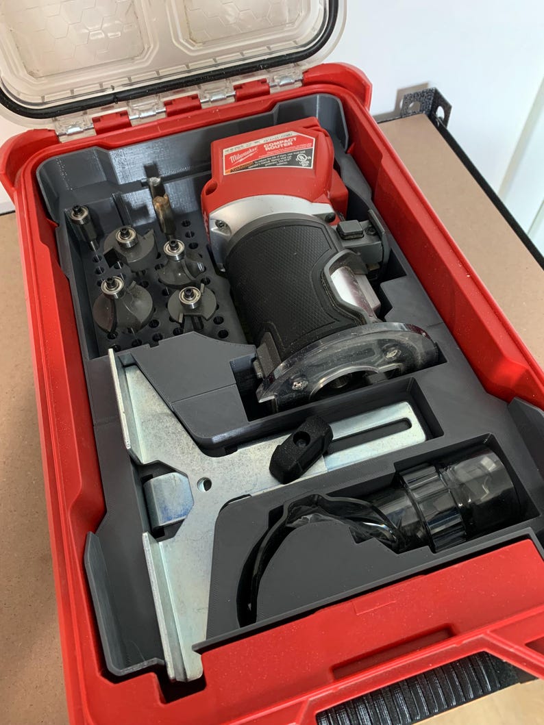 M18 Router Insert for Milwaukee Packout Compact Organizer | Milwaukee ...