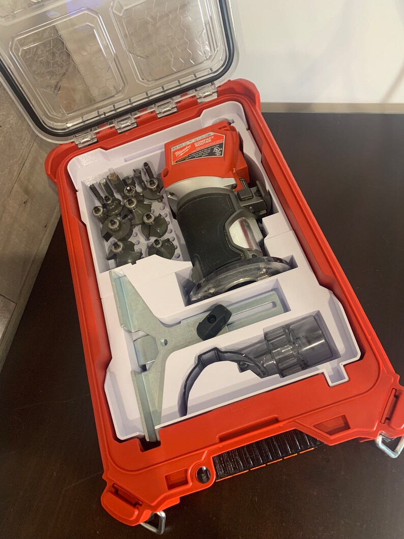 M18 Router Insert for Milwaukee Packout Compact Organizer Milwaukee ...