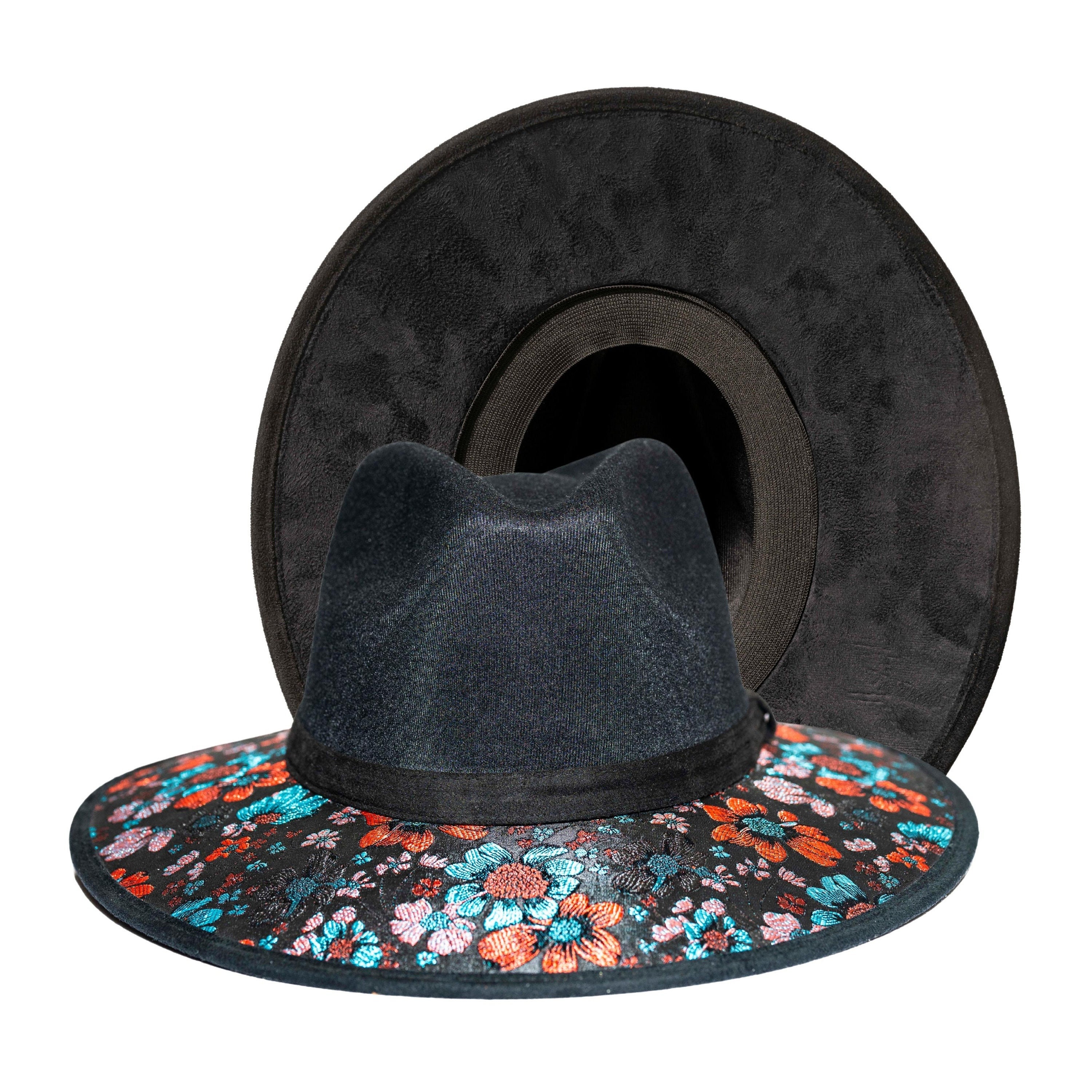 Velorosso Floral Fedora Hat for Women, Womens Dress Hat, Fashionable ...