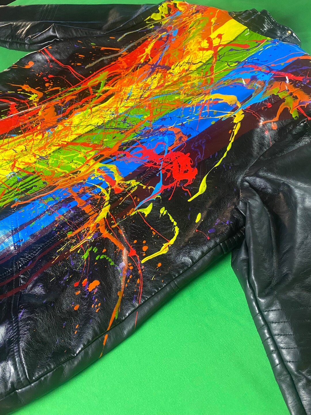 Drip Rainbow Pride Custom Unisex Neutral LGBTQ Paint Pour Paint/splash ...