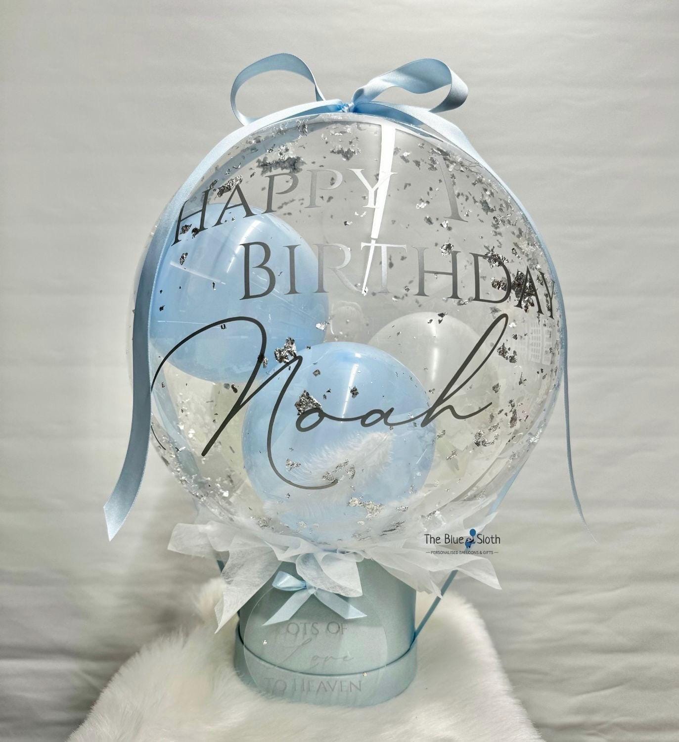 Personalised Bubble Balloon, Bobo Balloon , Birthday Balloon Gift,any ...