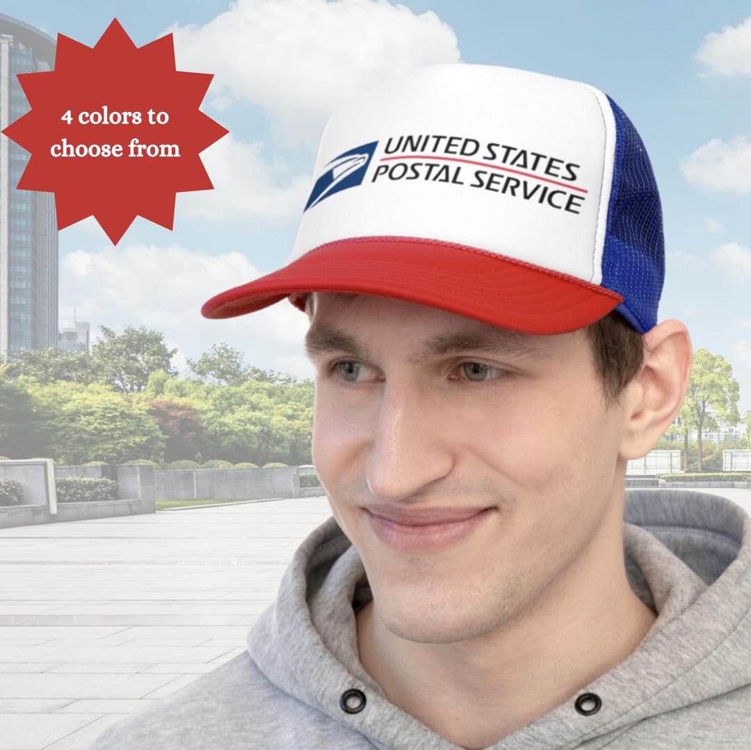 Mail Carrier Postal Worker Trucker Hat Custom Postal, Post Officer ...