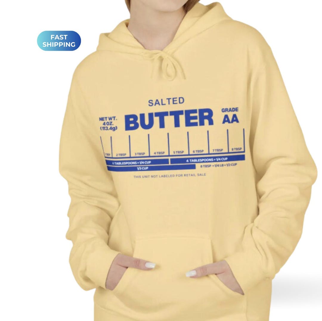 Butter Gift, Salted Butter Sweater, Butter Lover Gift, Funny Shirt ...