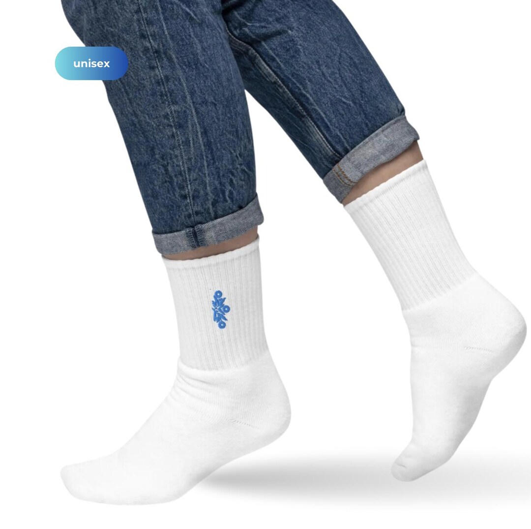 Vintage Pyrex Corningware Blue Cornflower Embroidered Socks - Etsy