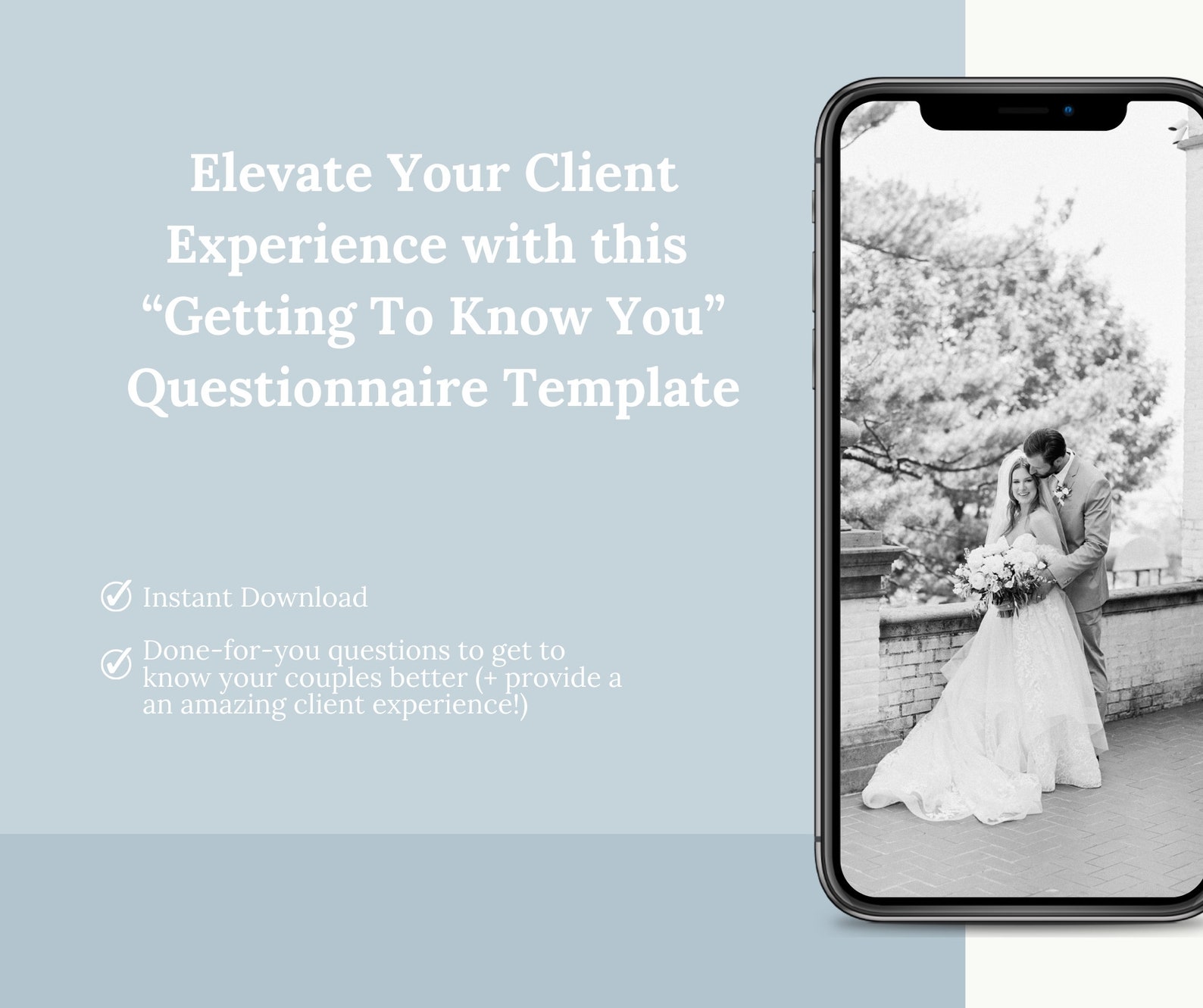 Wedding Photography Client Questionnaire Form, Editable Questionnaire ...