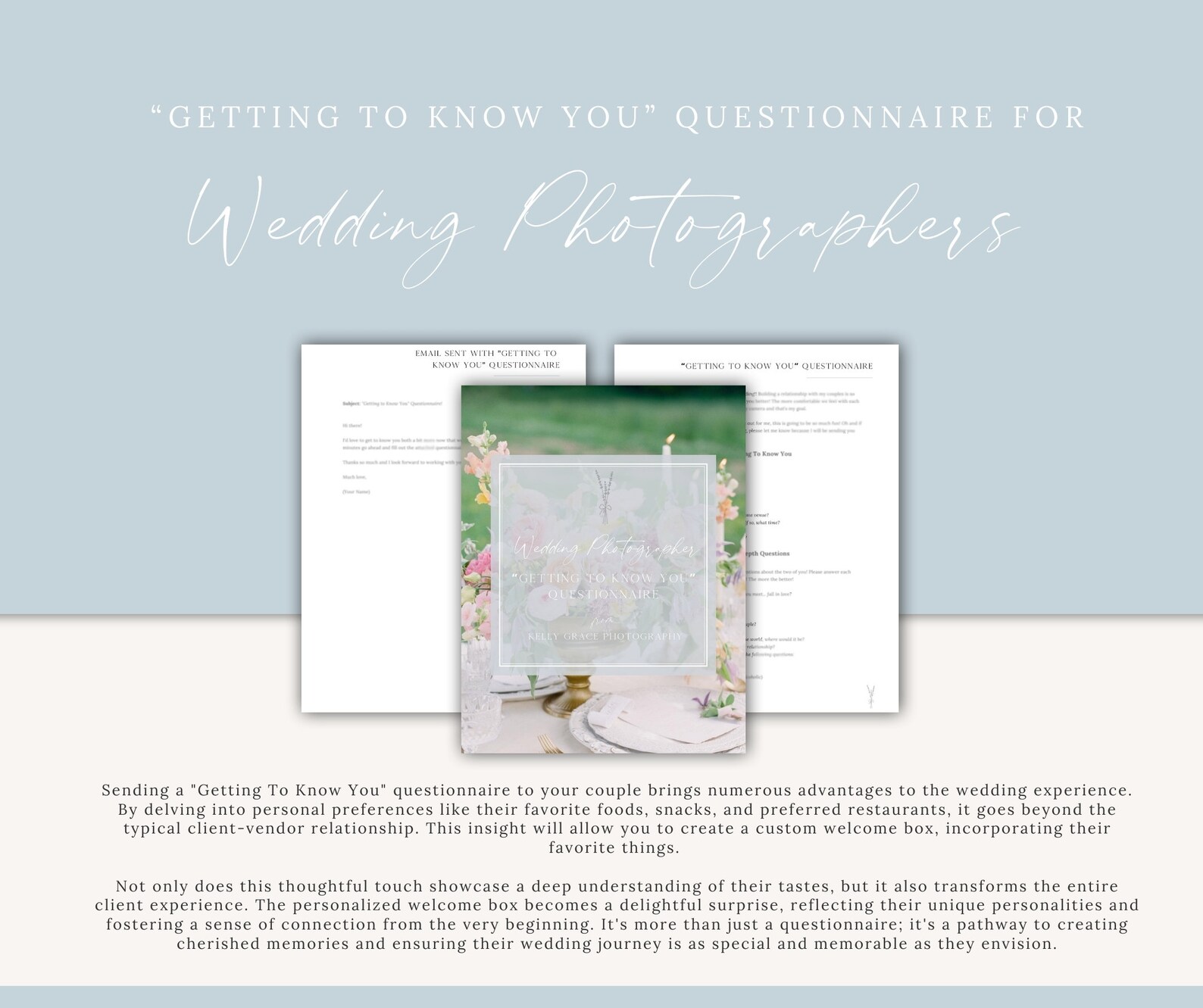 Wedding Photography Client Questionnaire Form, Editable Questionnaire ...