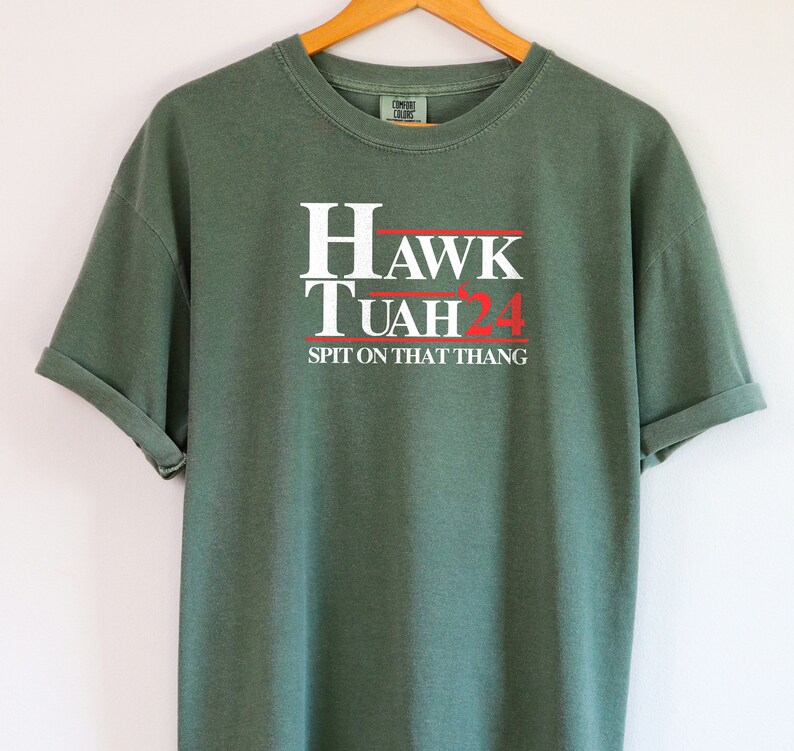 Hawk Tuah Shirt Heavyweight Hawk tuhh shirt hak tuh shirt - Etsy España