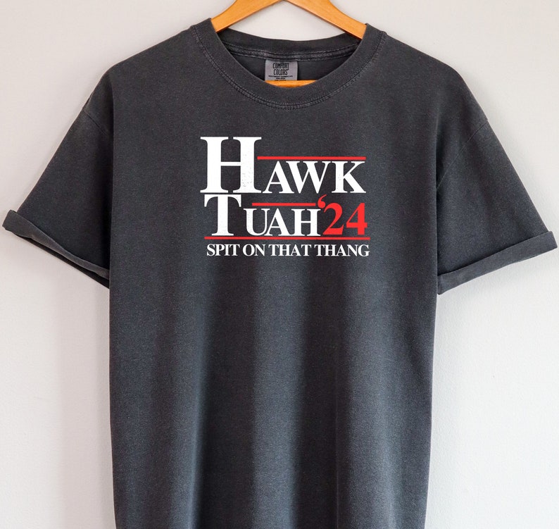 Hawk Tuah Shirt Heavyweight Hawk tuhh shirt hak tuh shirt - Etsy España