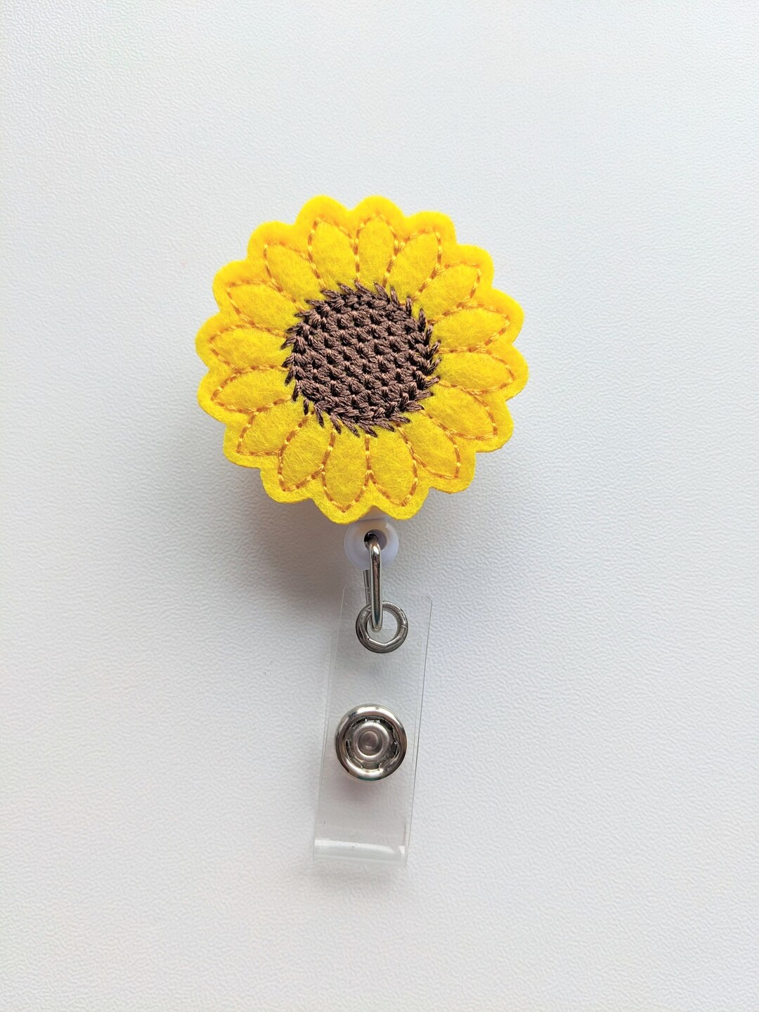 Sunflower Badge Reel Retractable Sunflower Badge Invisible Disability ...