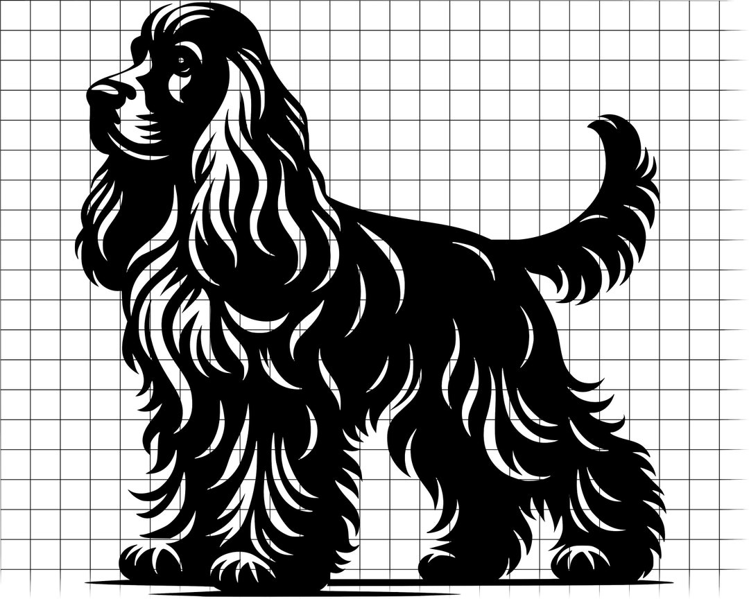 Cocker Spaniel Dog SVG Vector Graphic svg, Png, Dxf, Eps, Pdf, Jpg ...