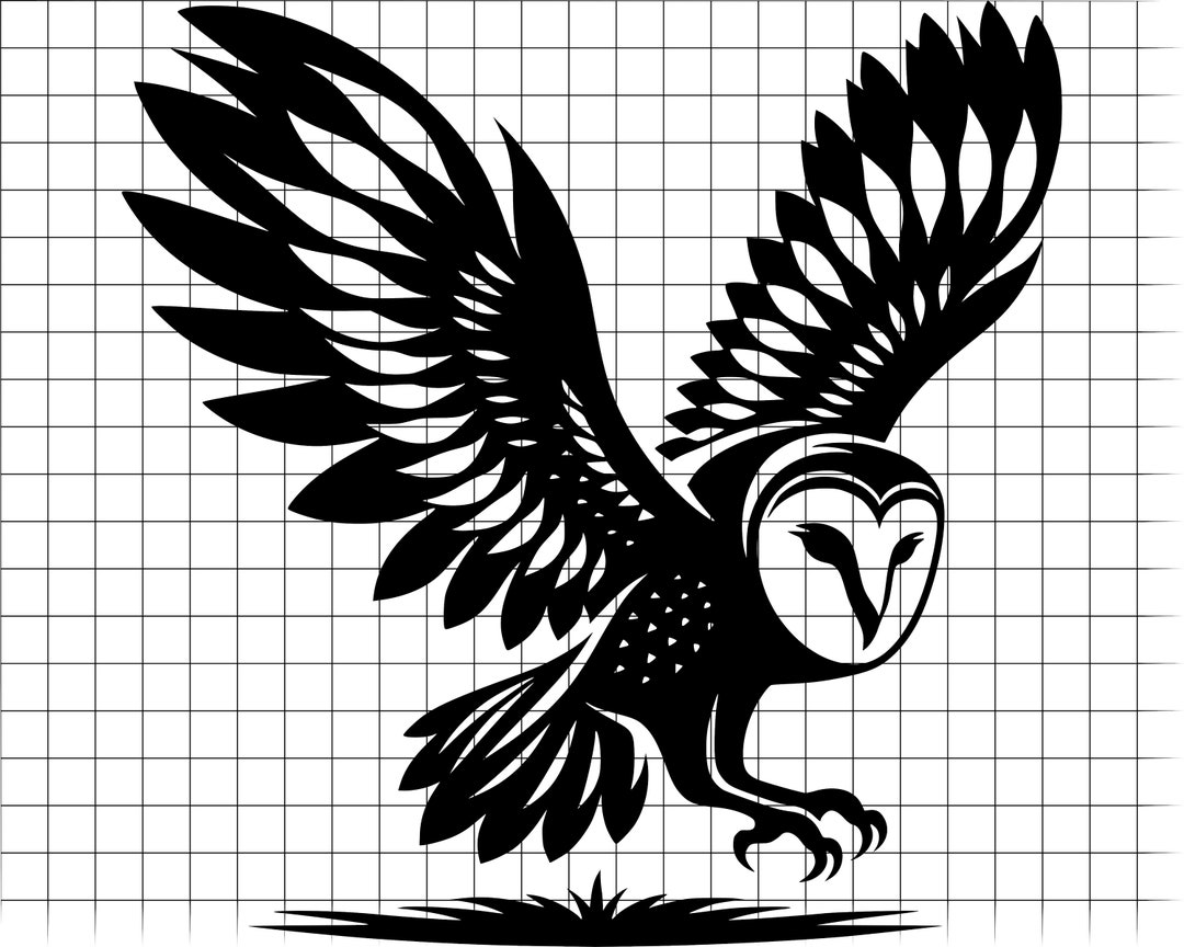 Barn Owl SVG Vector Graphic svg, Png, Dxf, Eps, Pdf, Jpg Instant ...