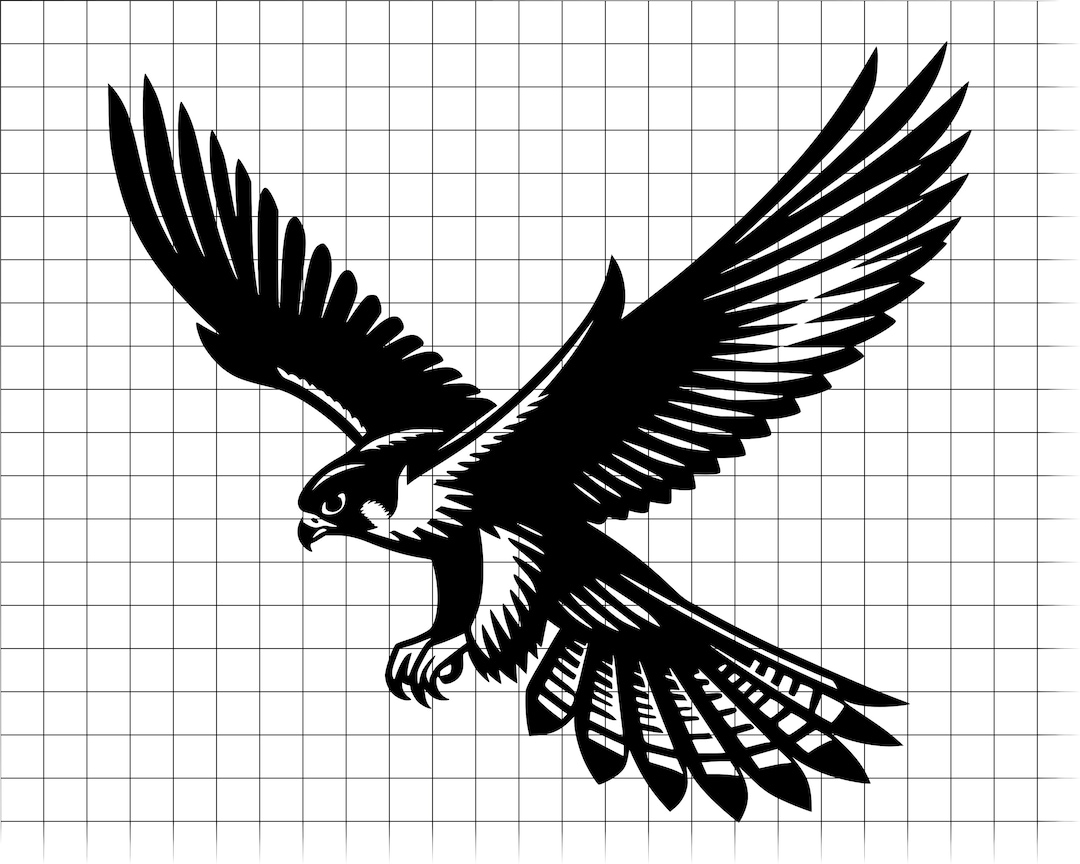 Peregrine Falcon SVG Vector Graphic svg, Png, Dxf, Eps, Pdf, Jpg ...